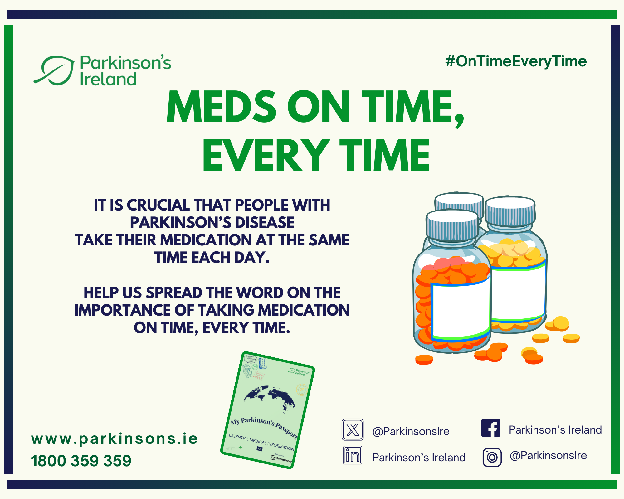 Meds on Time, Every Time – Parkinson's Ireland